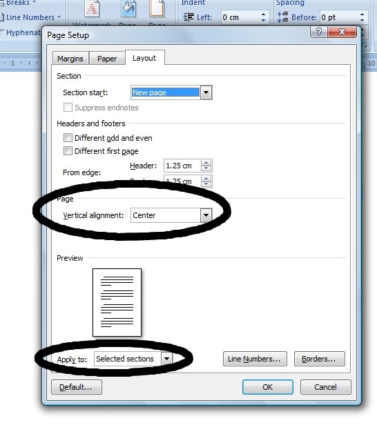 Formatting Your Book In MS Word
