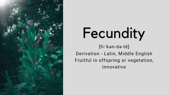That’s the Word For it: Fecundity – Booknomics