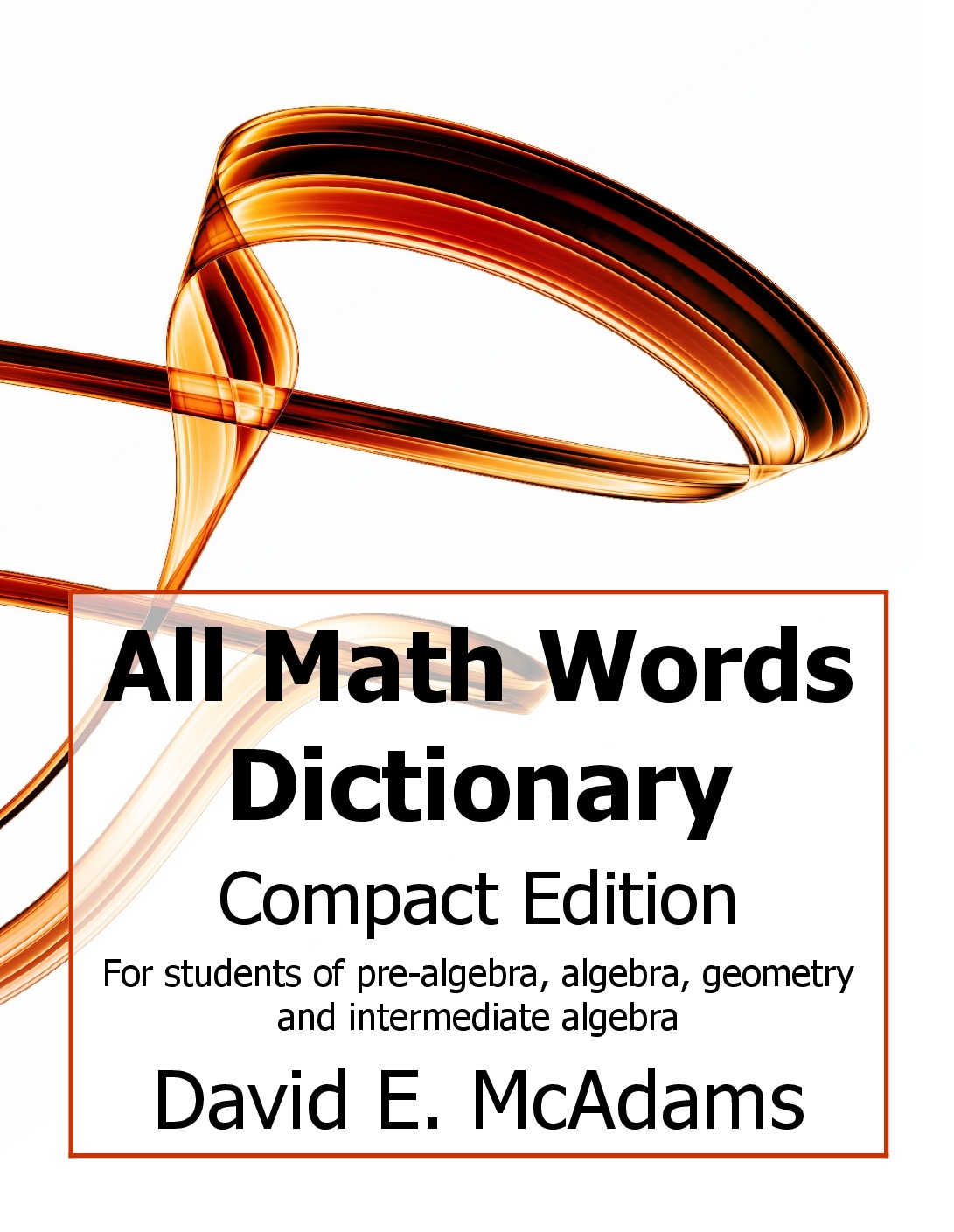 All Math Words Dictionary Compact HB Pothi